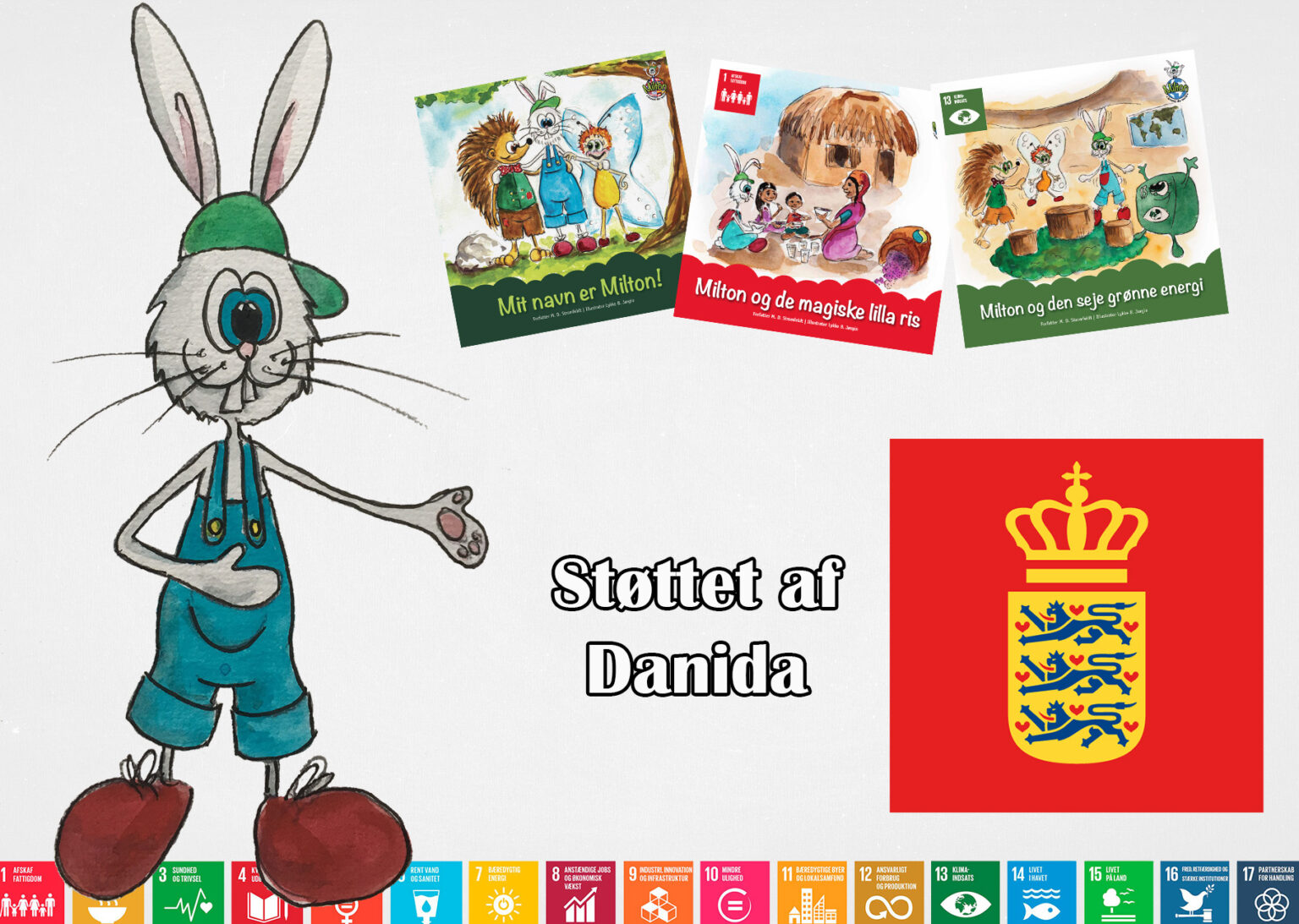 Danida støtter Milton Around the World og de 17 Verdensmål